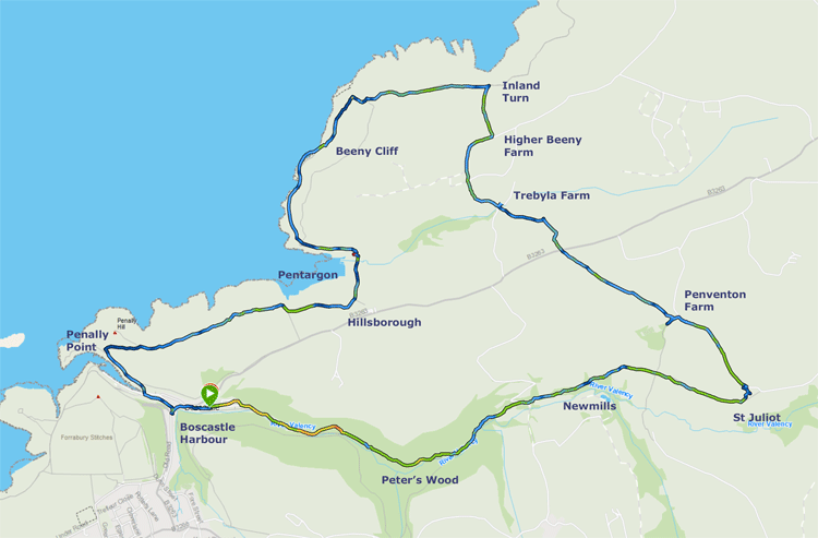 Boscastle - St Juliot Walk