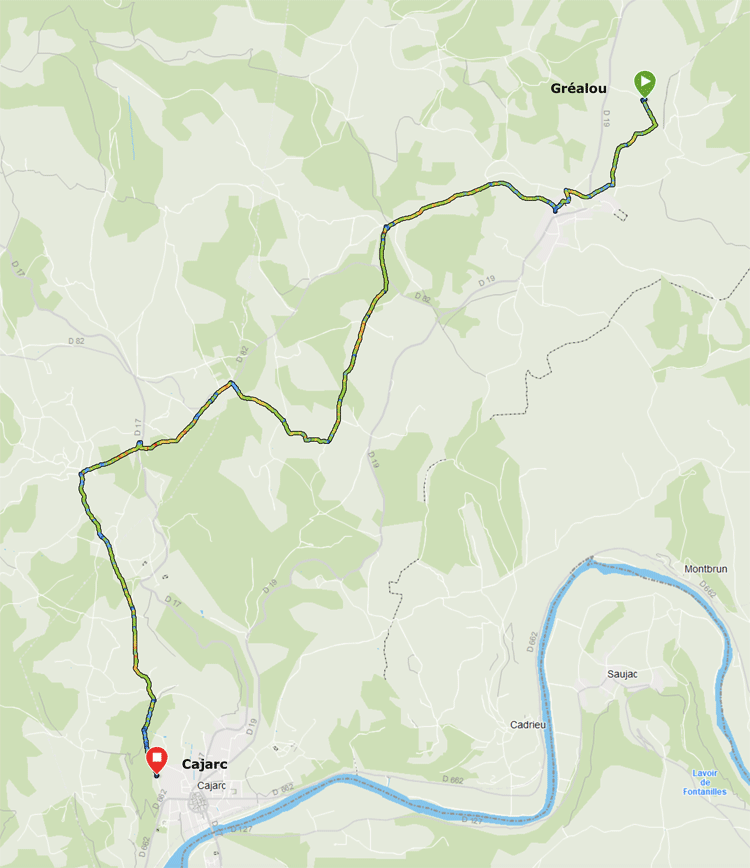 Via Podiensis Day 14 - Grealou to Cajarc